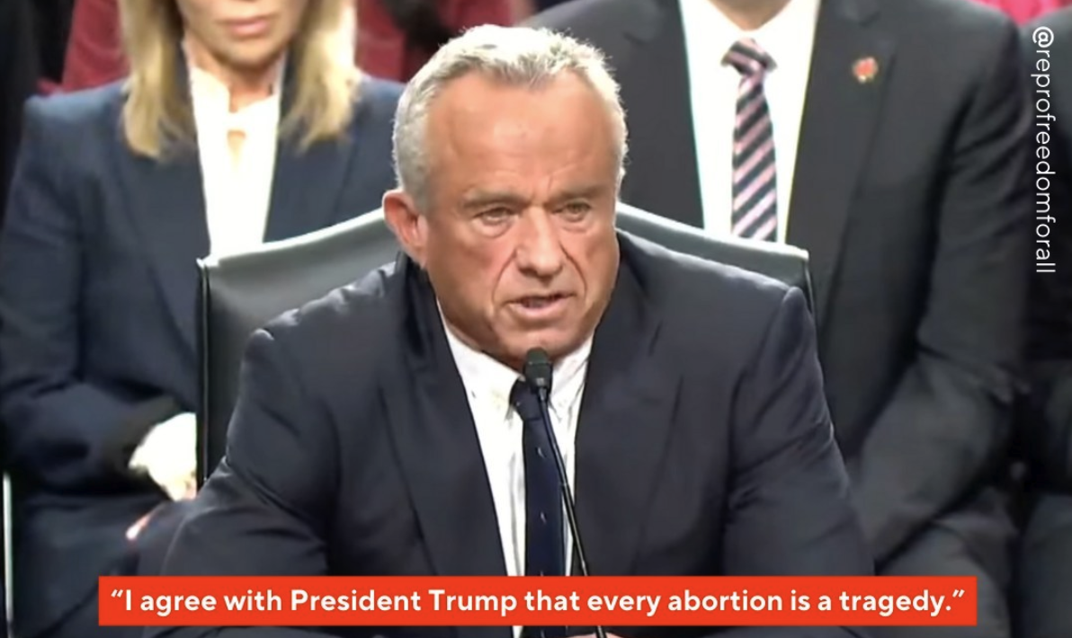RFK Jr. Says “Every Abortion Is a Tragedy” At Confirmation Hearing